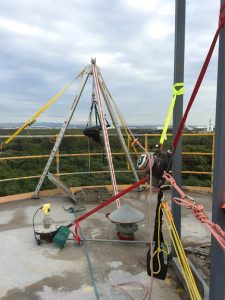 Rope Access Silo Maintenance - Height Dynamics