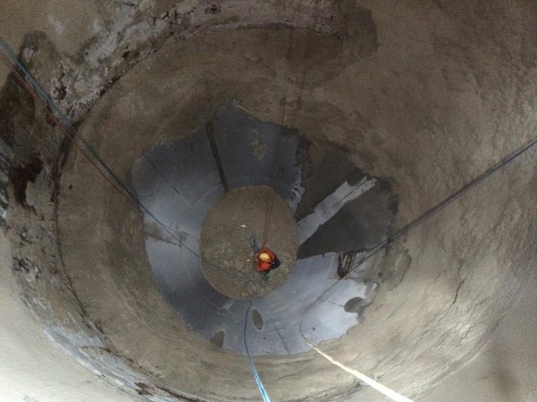 Rope Access Silo Maintenance - Height Dynamics