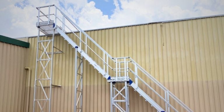External Stair System for direct roof access - Height Dynamics